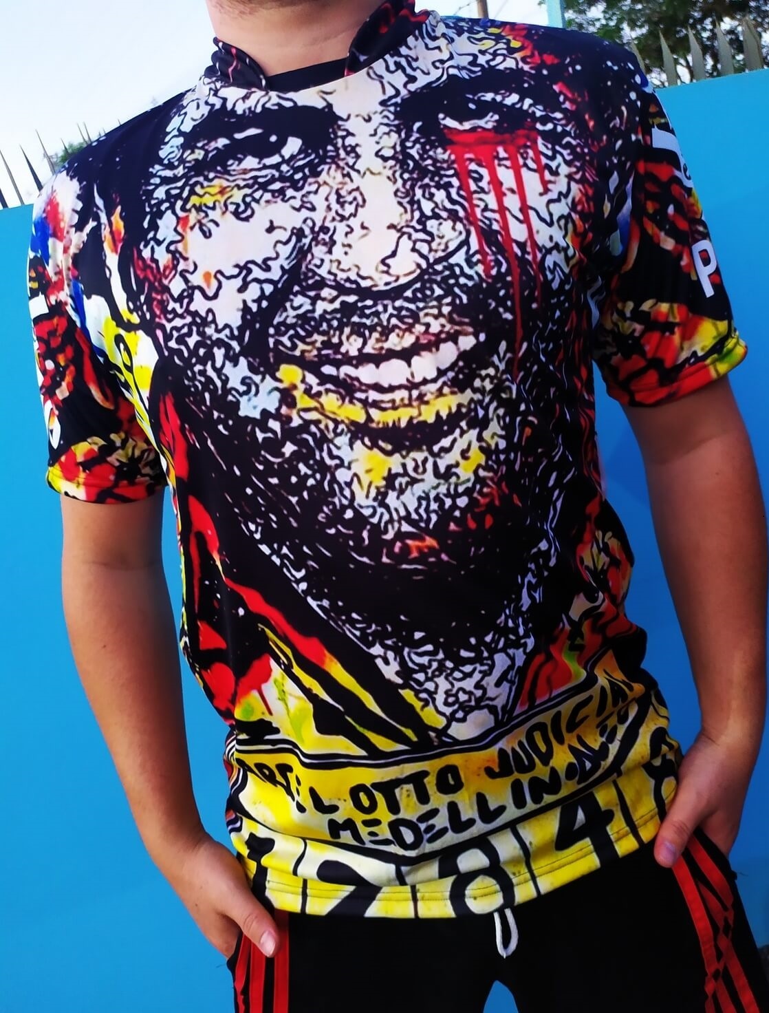 Camiseta de Quebrada Pablo Escobar Plata o Plomo Gola Padre QB01 ...