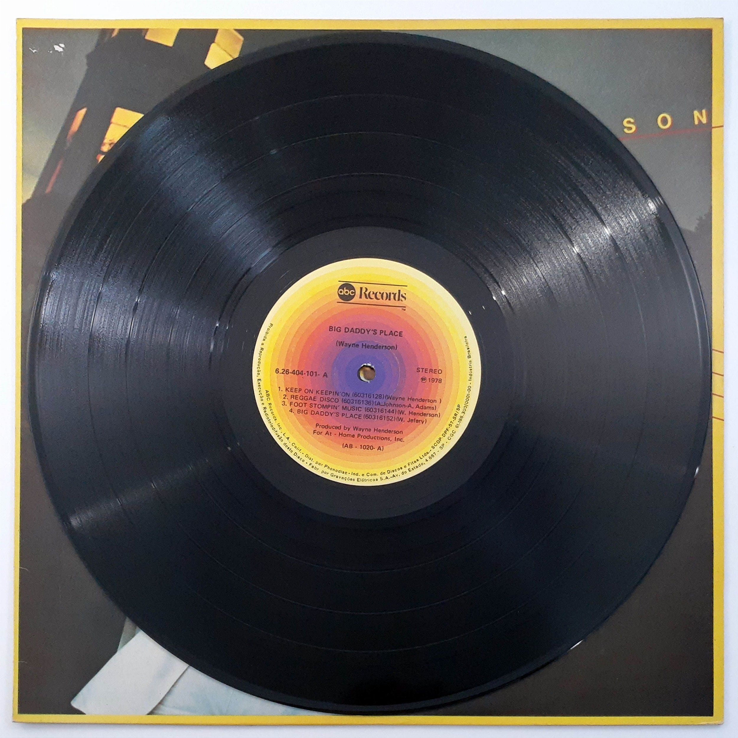 LP Wayne Henderson - Big Daddy's Place - Disco de Vinil - Hm - Sua loja ...