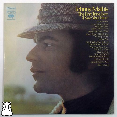 LP Johnny Mathis - The First Time Ever Disco Vinil 1972 - Hm - Sua loja de discos online