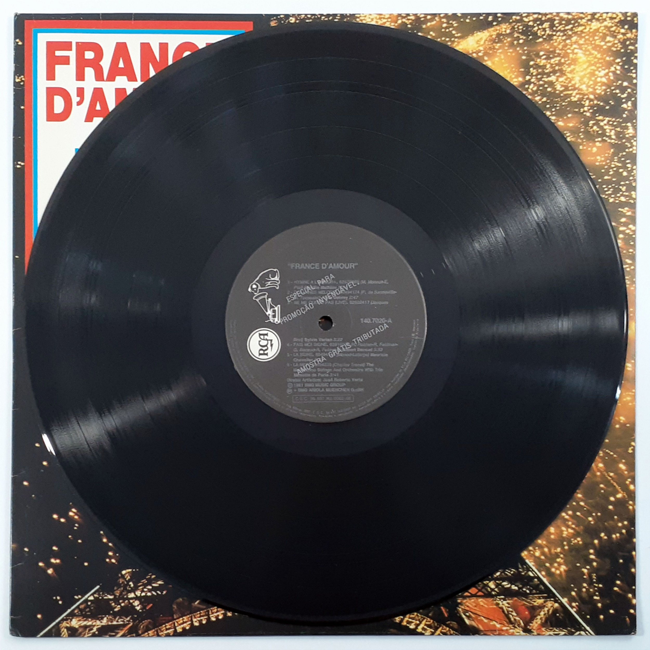 LP France D'amour - Coletânea - Disco de Vinil Amostra - Hm - Sua loja ...