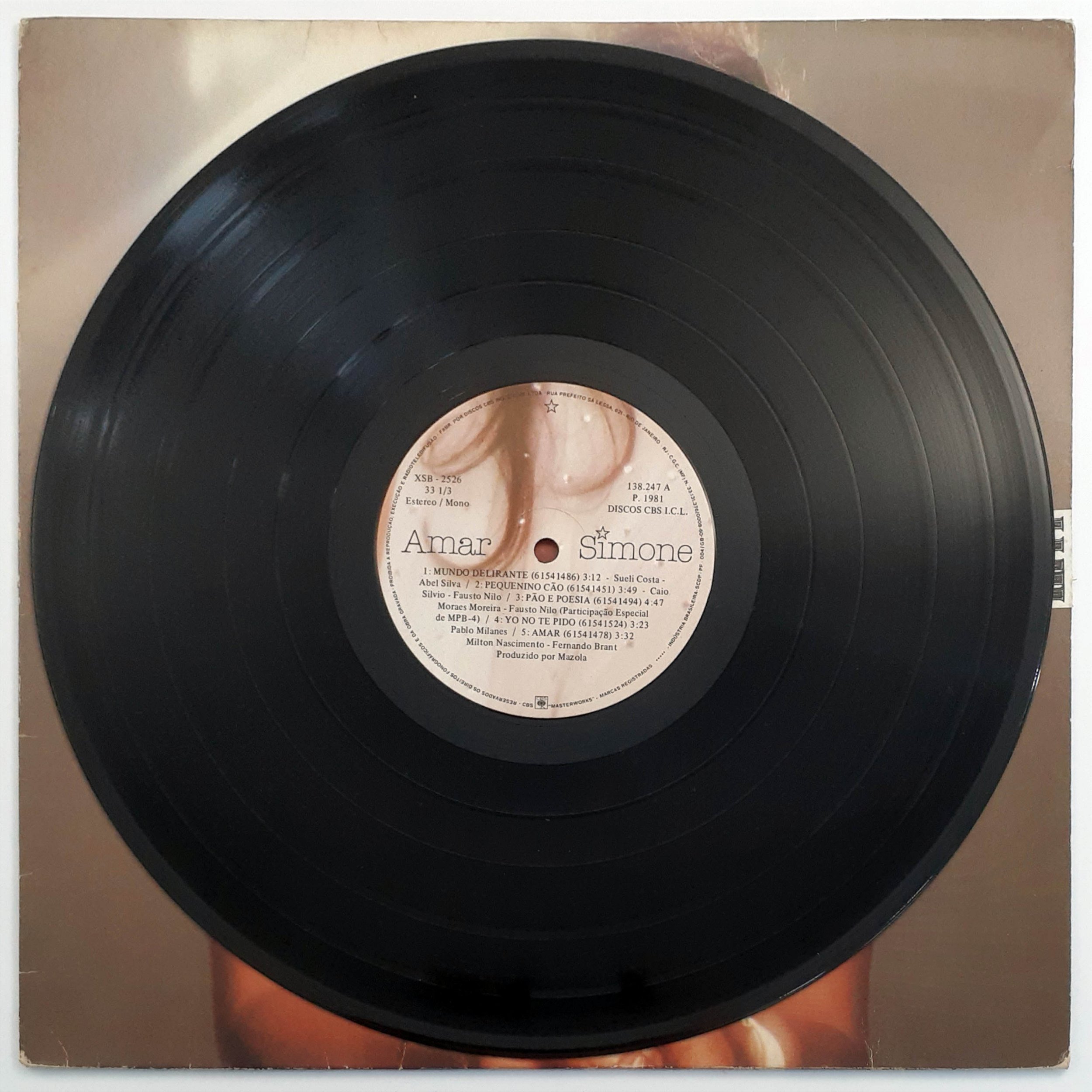 LP Simone - Amar Disco de Vinil 1981 Encarte - Hm - Sua loja de discos ...