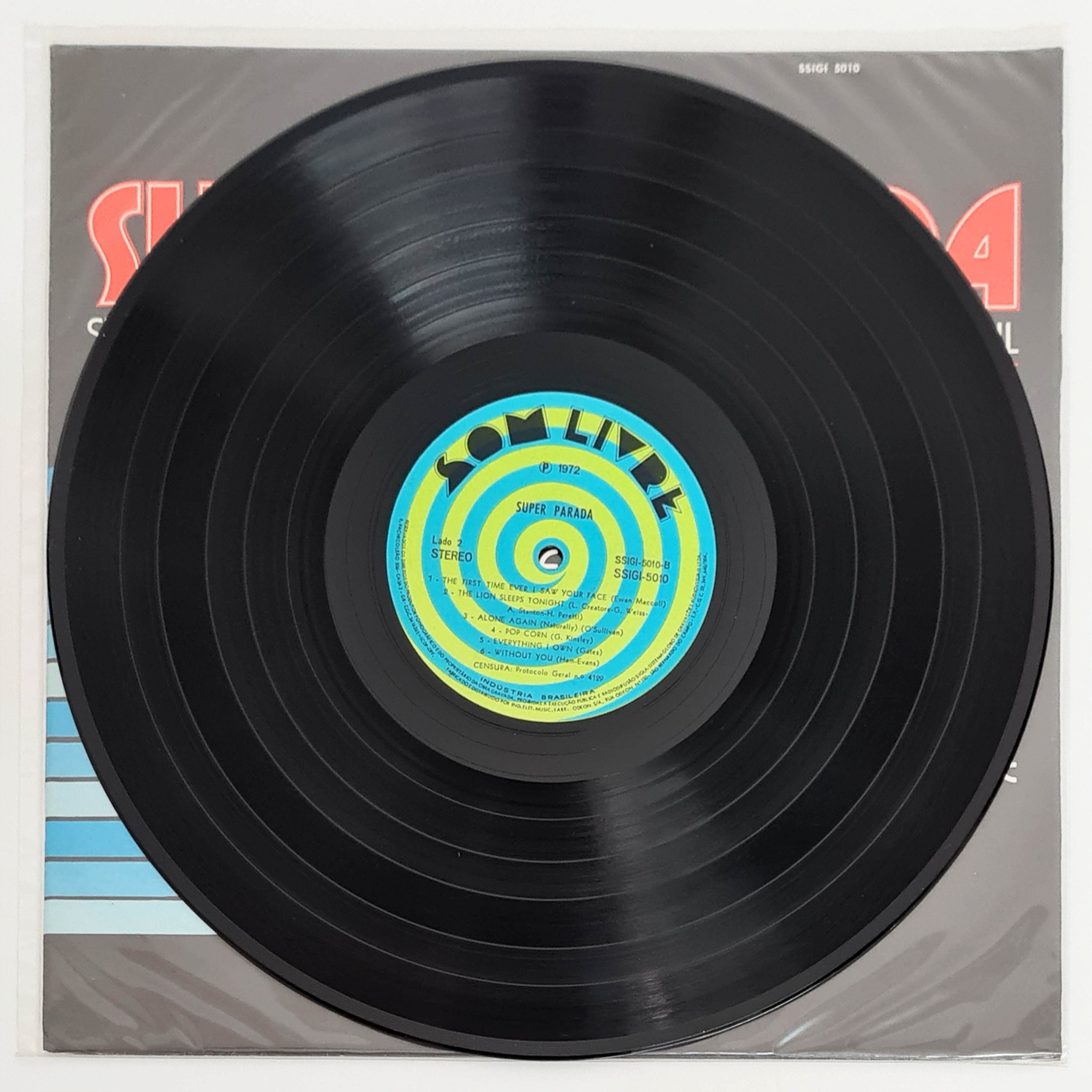 LP Super Parada - Disco de Vinil 1972 - Hm - Sua loja de discos online