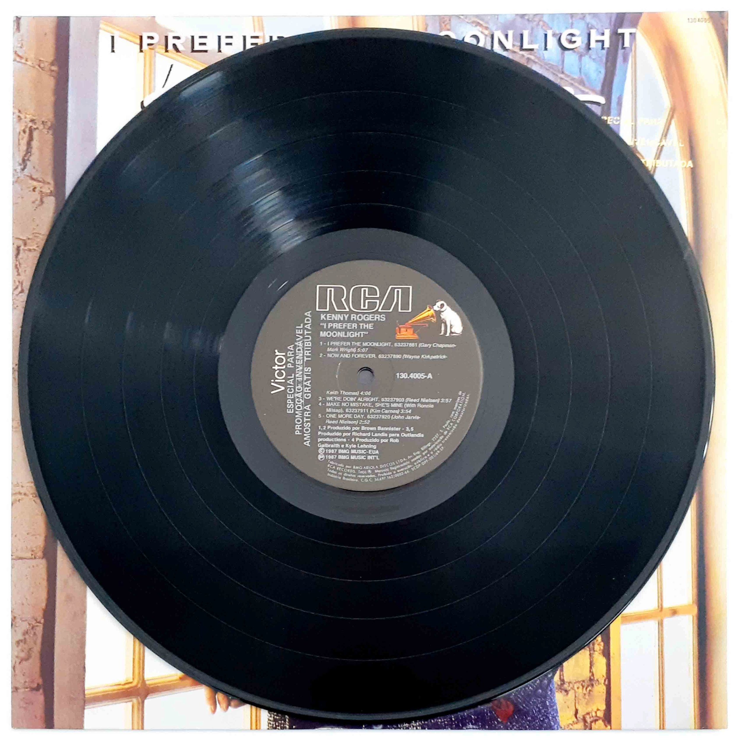 LP Kenny Rogers - I Prefer The Moonlight Vinil Encarte - Hm - Sua loja ...