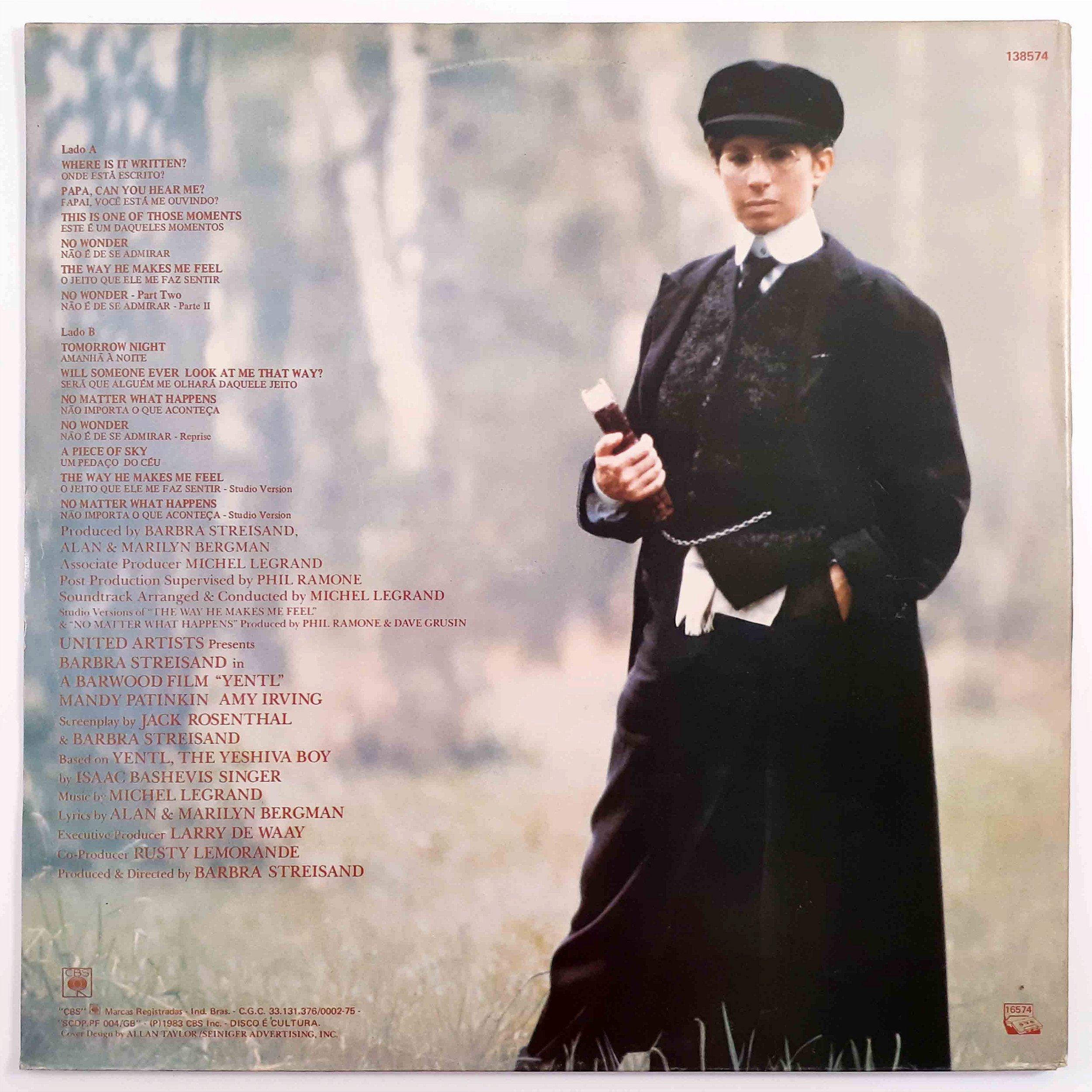 LP Barbra Streisand - Yentl - Disco de Vinil 1983 - Hm - Sua loja de ...