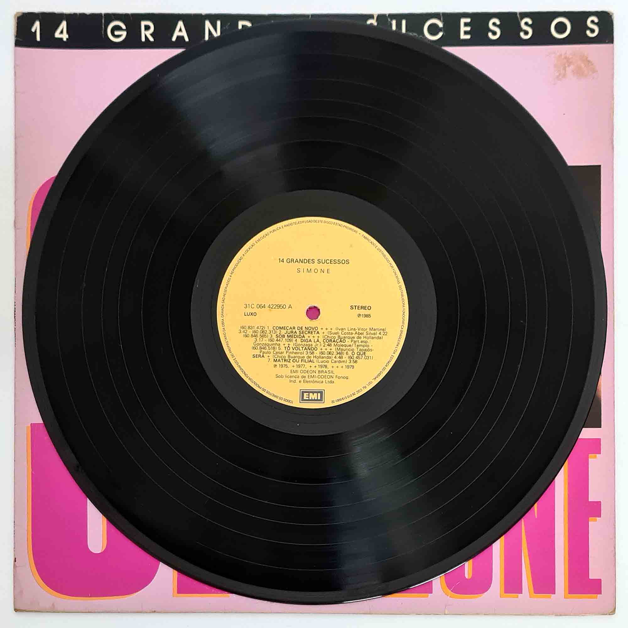 LP Simone - 14 Grandes Sucessos - Disco de Vinil 1985 - Hm - Sua loja ...