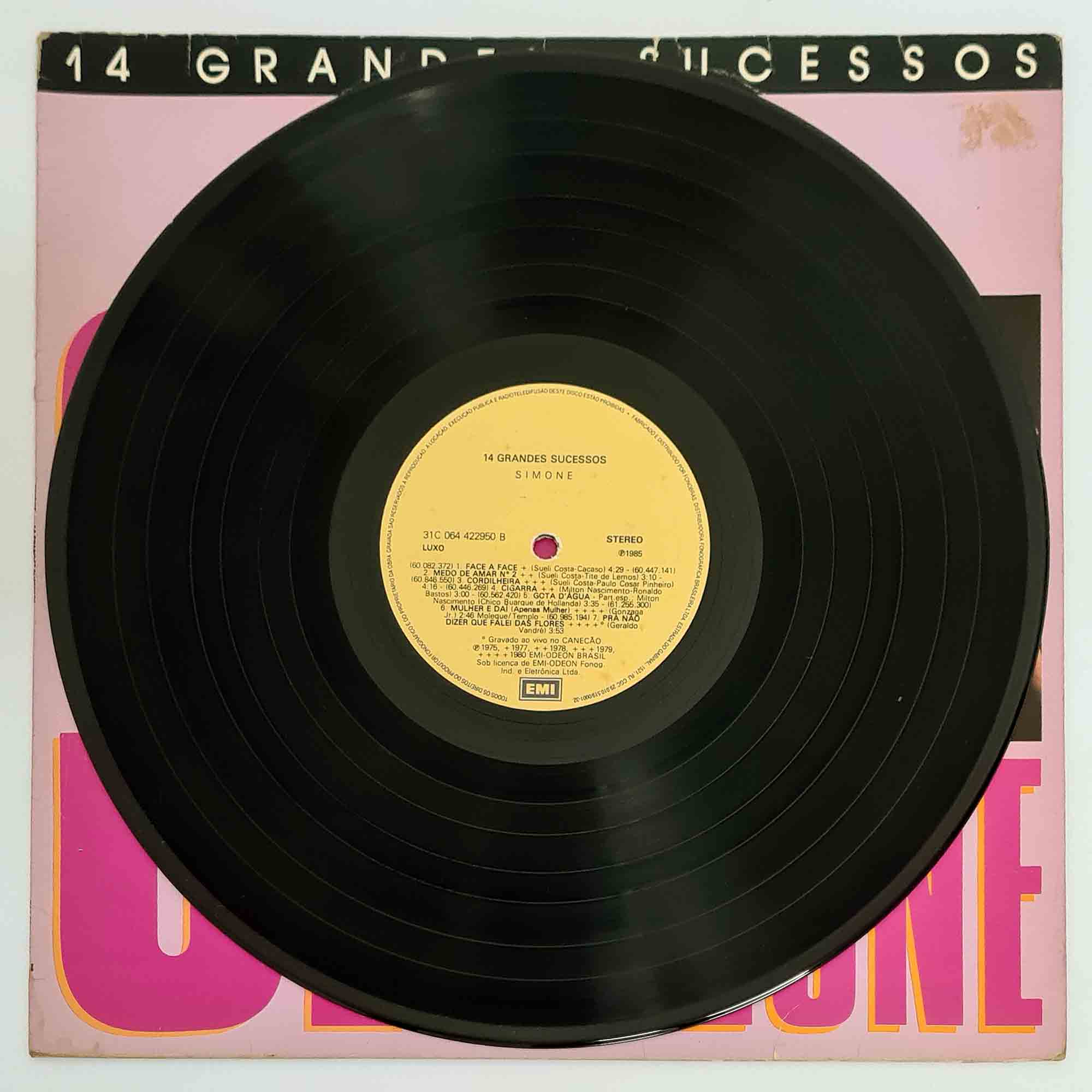 LP Simone - 14 Grandes Sucessos - Disco de Vinil 1985 - Hm - Sua loja ...