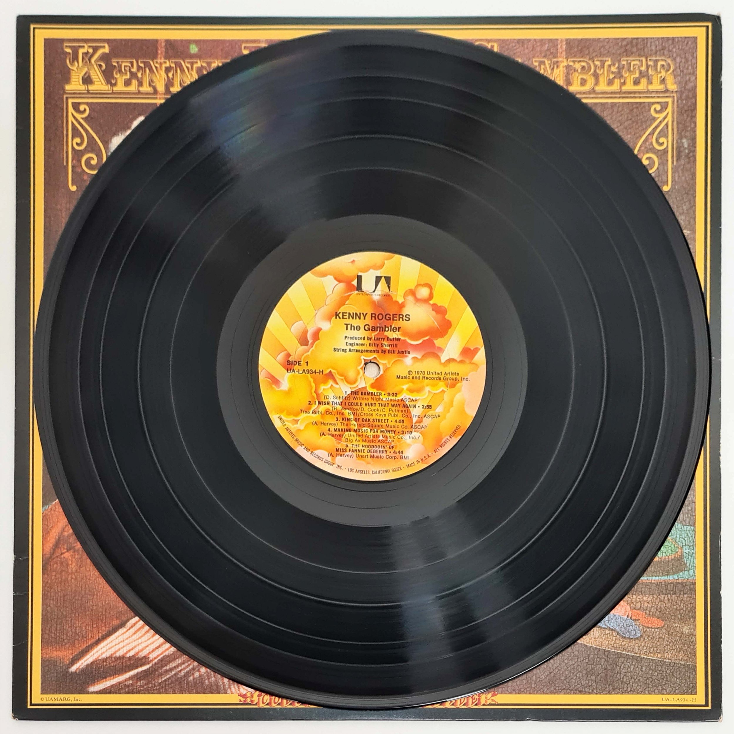 LP Kenny Rogers The Gambler Vinil Importad 1978 Encarte - Hm - Sua loja de discos online