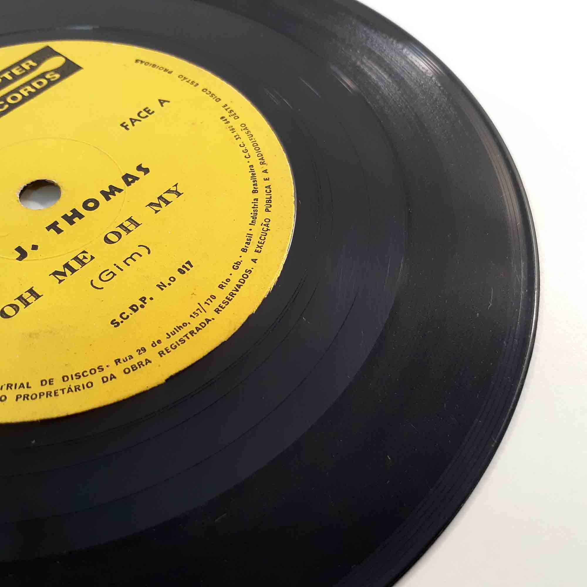 Compacto BJ Thomas - Oh Me Oh My - Disco Vinil - 1970 - Hm - Sua loja ...