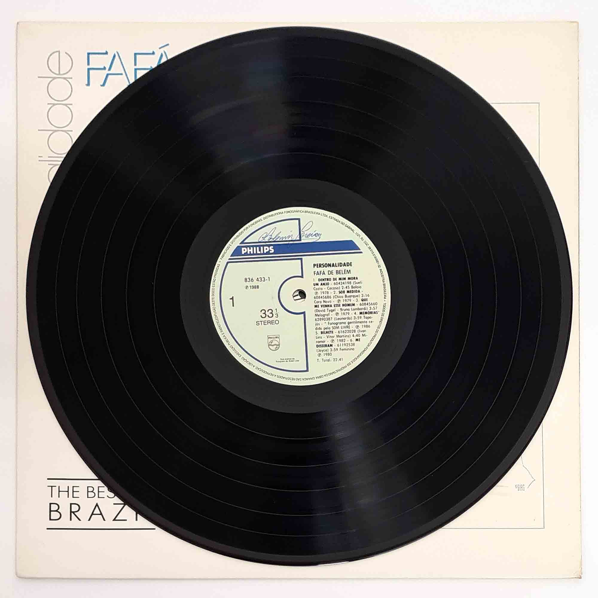 LP Fafá de Belém - Personalidade - Vinil 1988 Encarte - Hm - Sua loja ...