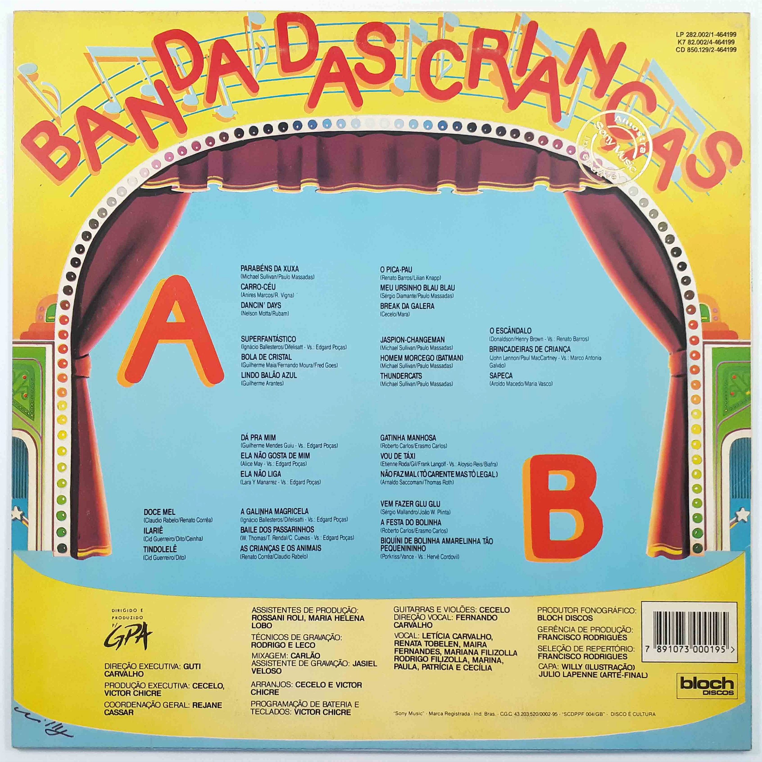 LP Banda das Crianças 30 Sucessos Infantis - Vinil - Hm - Sua loja de ...