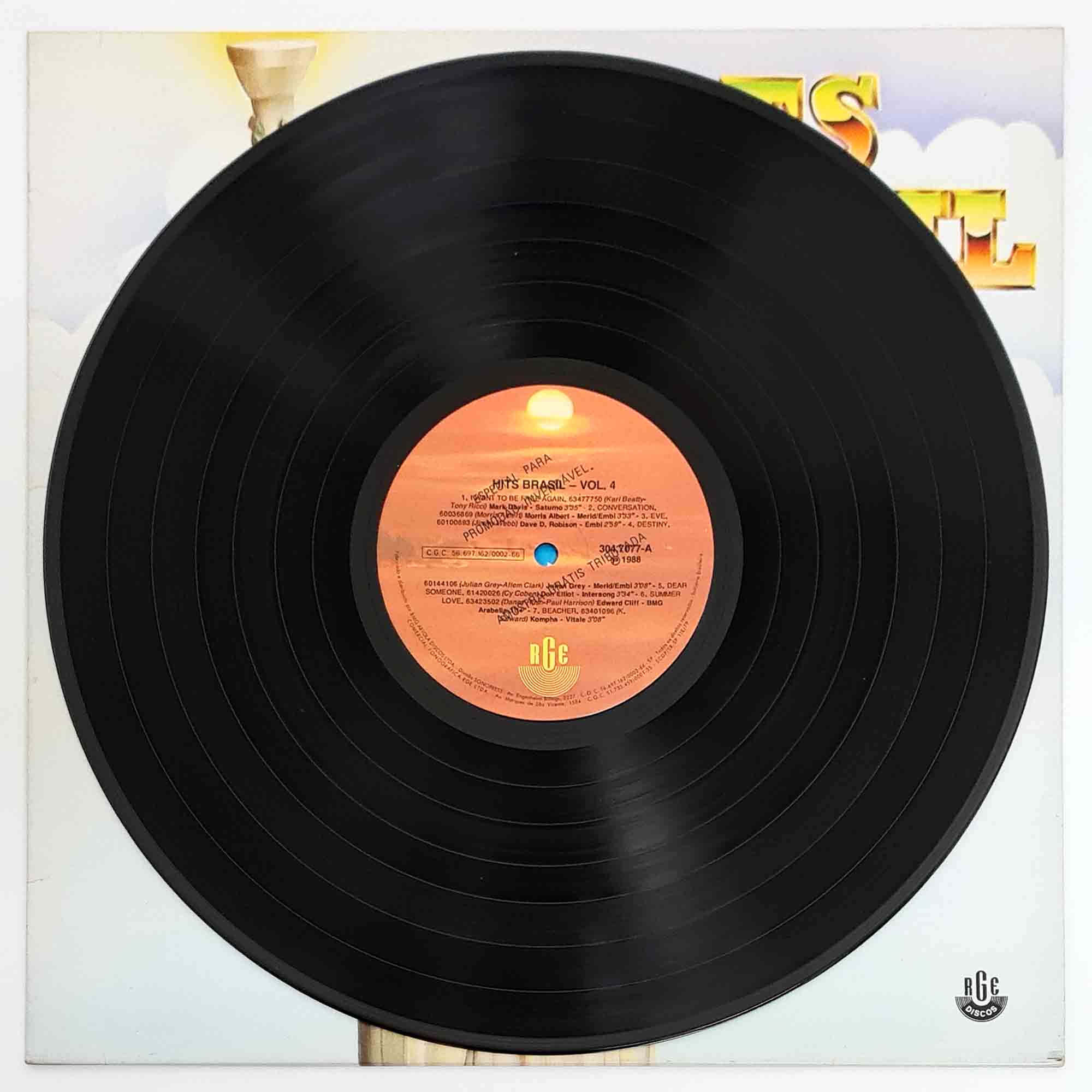 LP Hits Brasil IV - Disco Vinil 1988 Coletânea Amostra - Hm - Sua loja ...