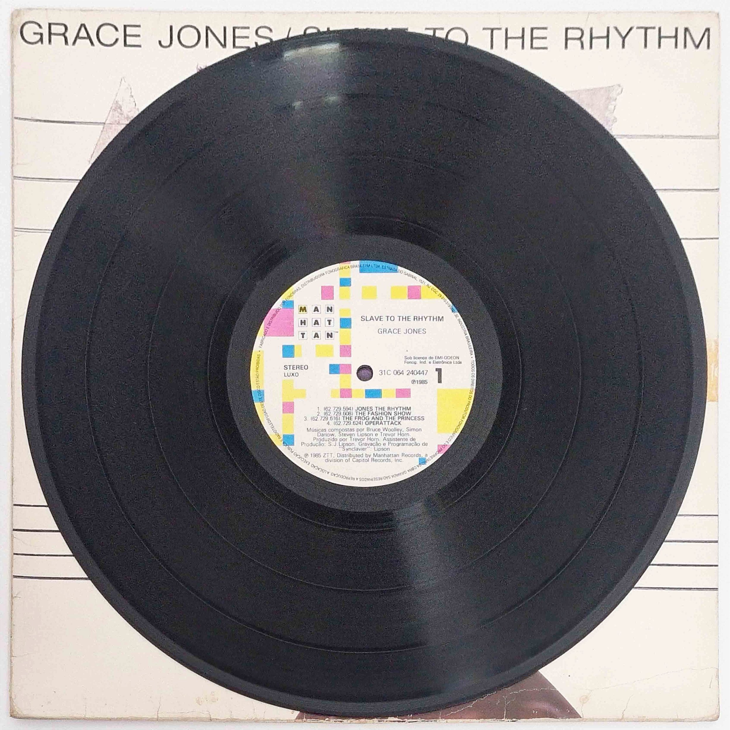 LP Grace Jones Slave To The Rhythm Disco de Vinil 1985 - Hm - Sua loja ...