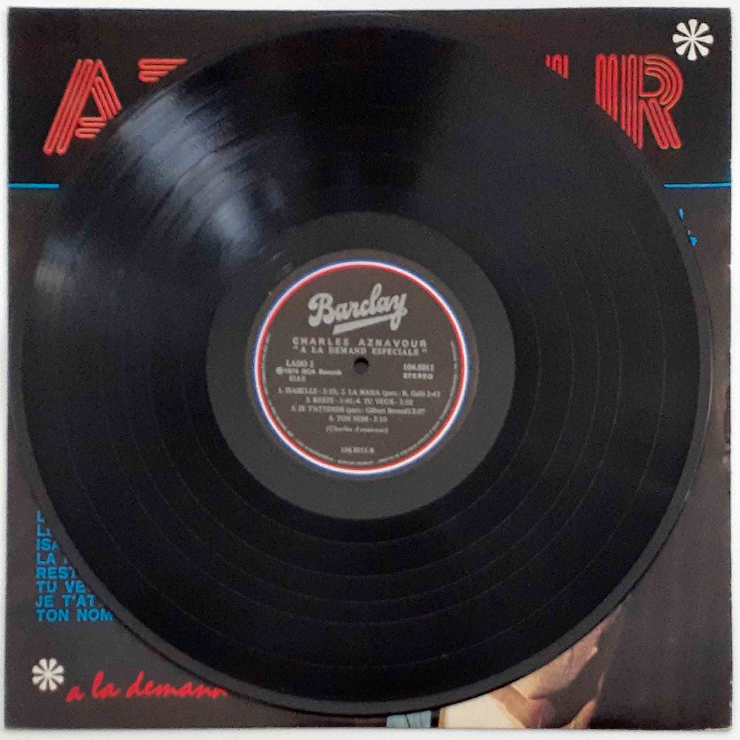 LP Charles Aznavour - A La Demand Especiale Vinil 1974 - Hm - Sua loja ...