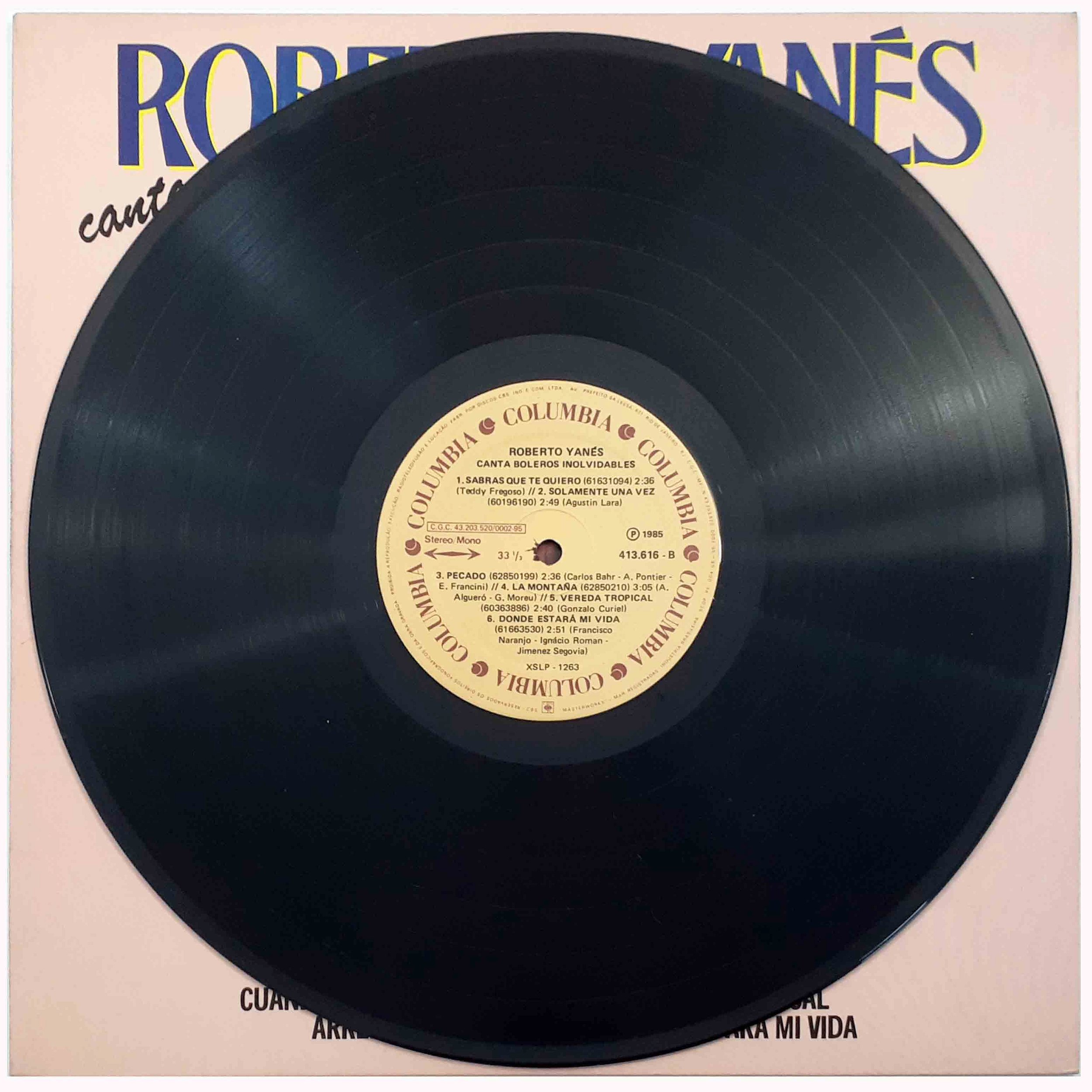 LP Roberto Yanes Canta Boleros Inolvidables Vinil 1985 - Hm - Sua loja ...