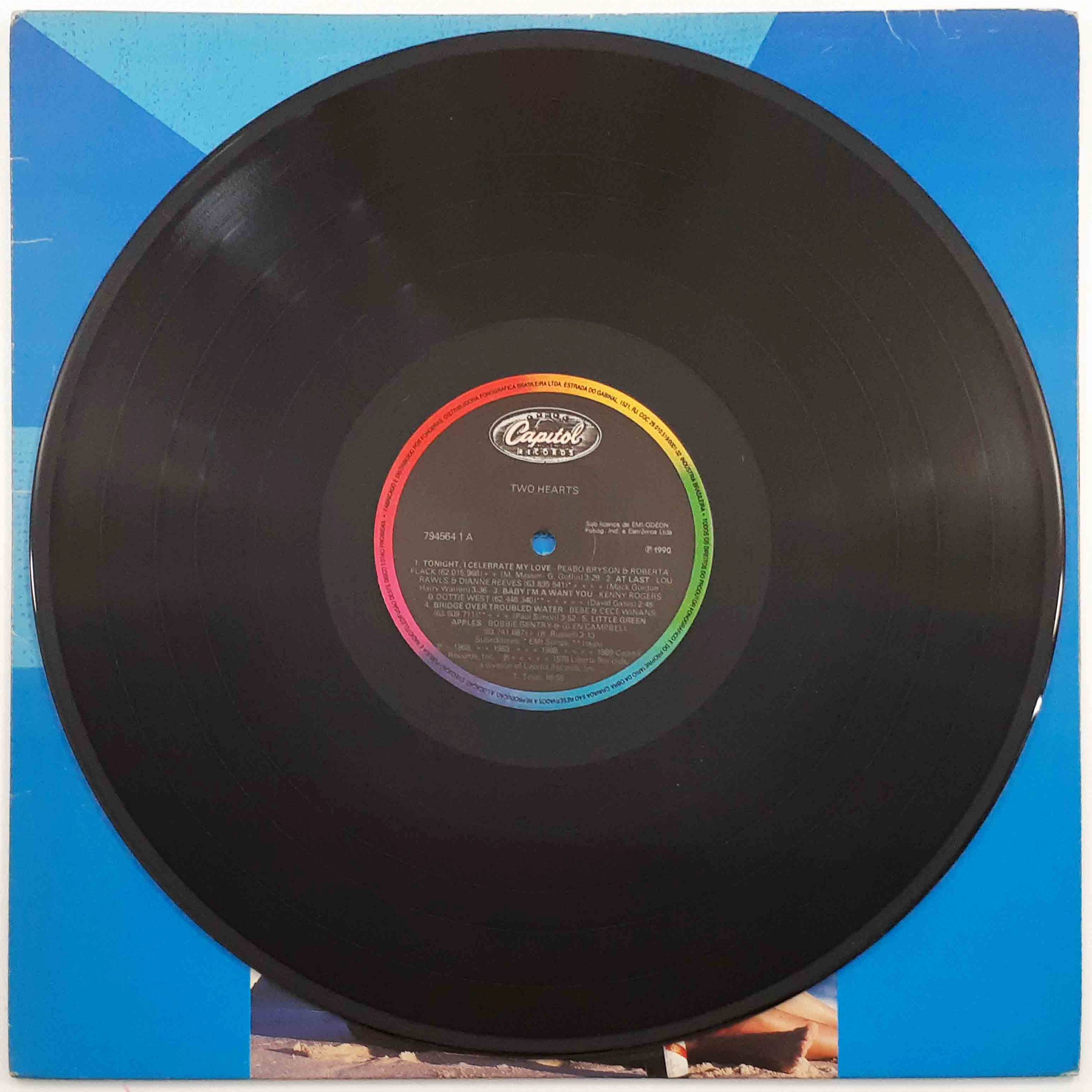 LP Two Hearts - Disco de Vinil Coletânea 1990 - Hm - Sua loja de discos ...