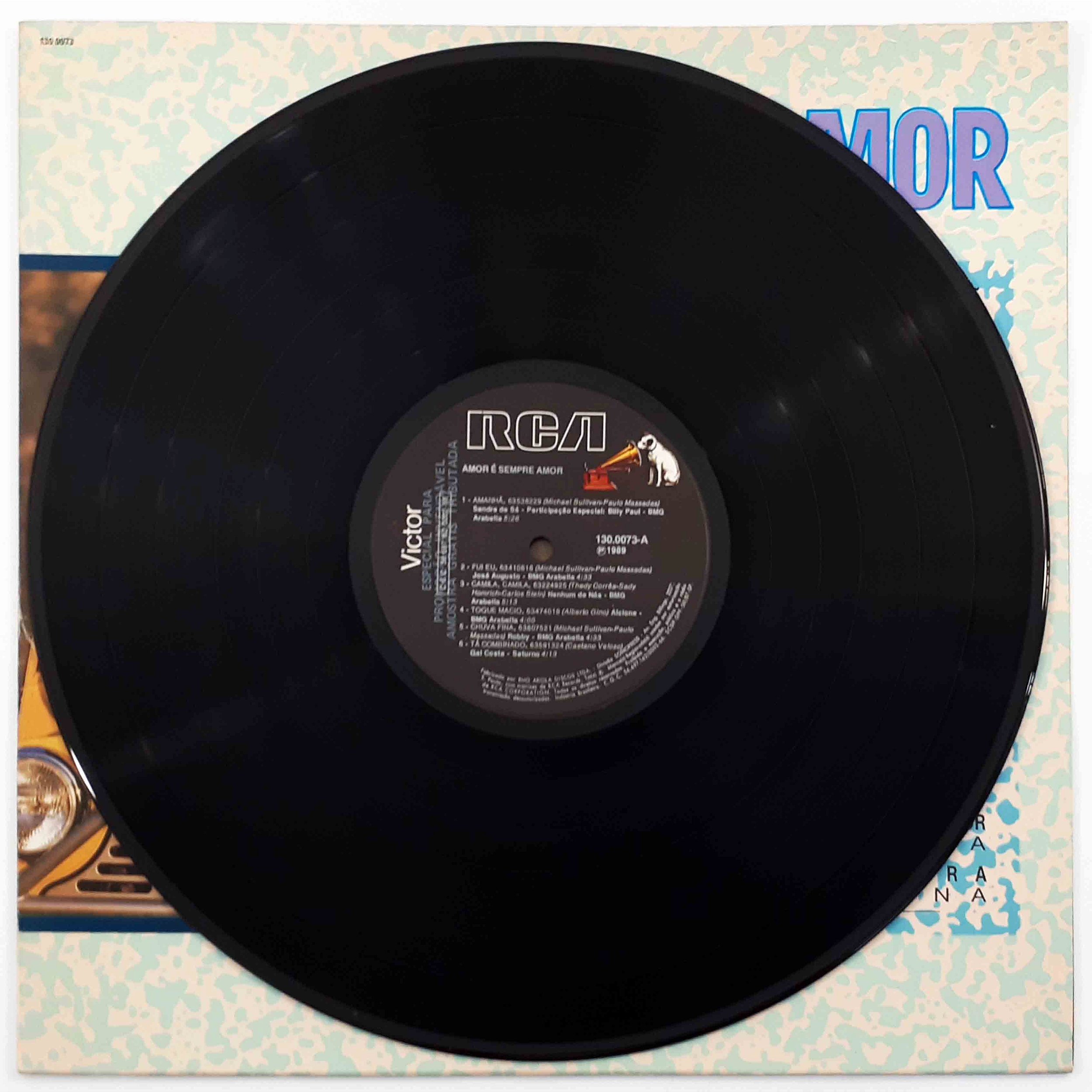 LP Amor É Sempre Amor - Disco de Vinil Amostra - 1989 - Hm - Sua loja ...