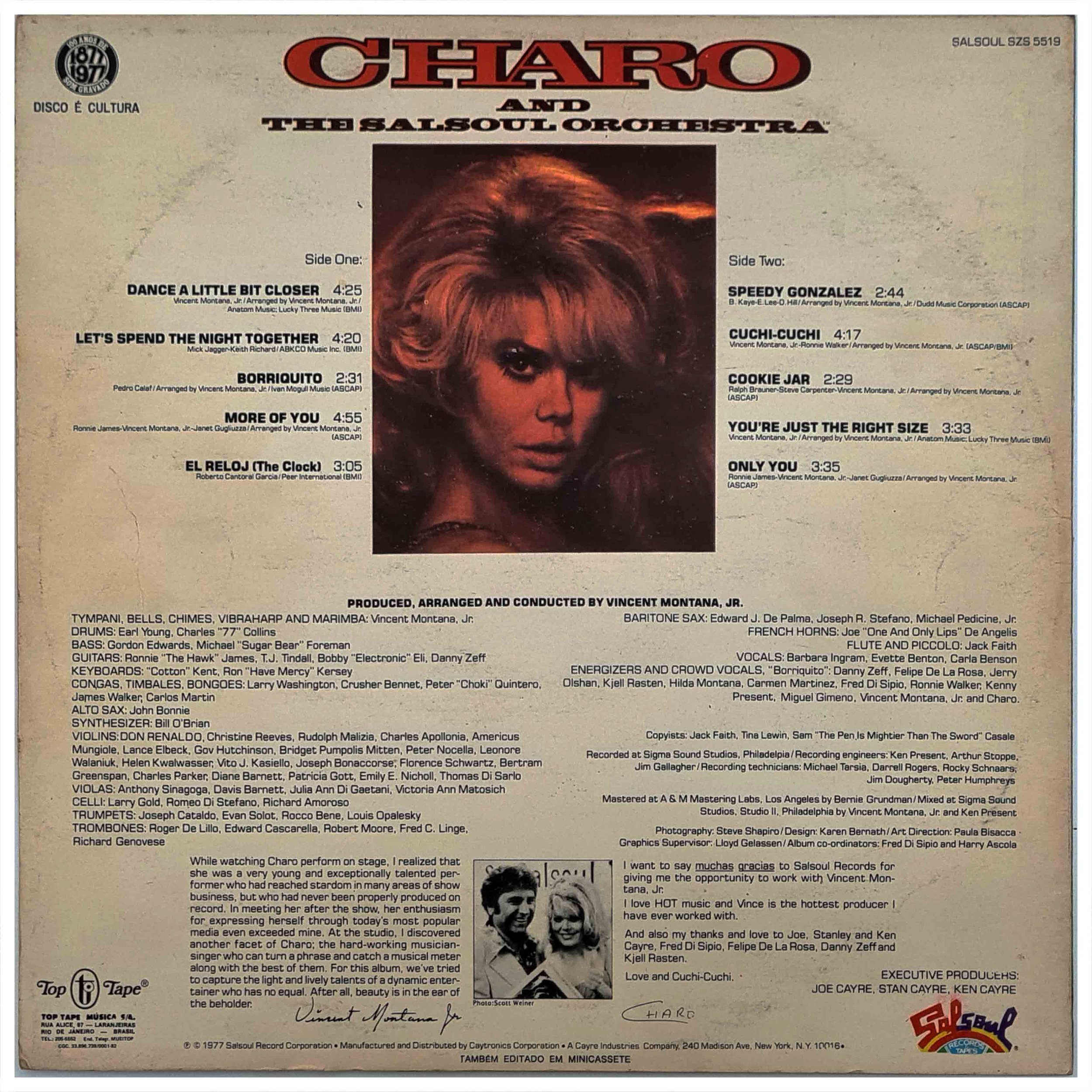 LP Charo - Cuchi Cuchi - Disco de Vinil 1977 - Hm - Sua loja de discos ...