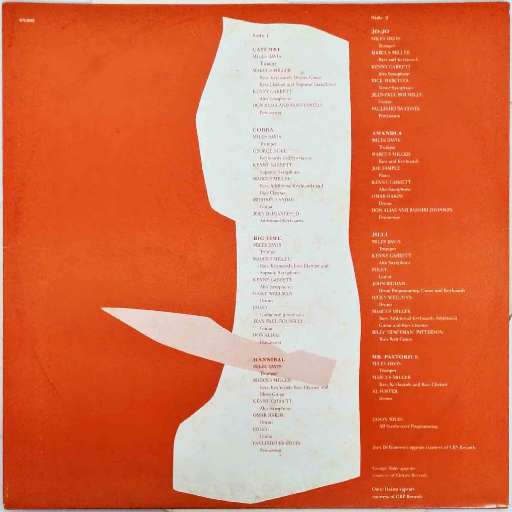 LP Miles Davis - Amandla - Disco de Vinil 1989 Encarte - Hm - Sua loja ...