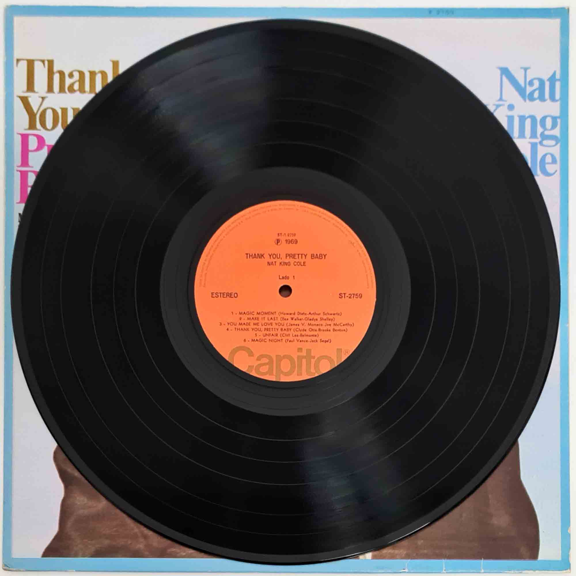 LP Nat King Cole - Thank You, Pretty Baby - Vinil 1969 - Hm - Sua loja ...