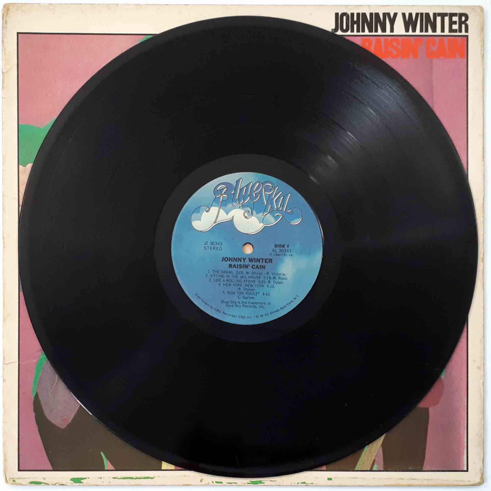 LP Johnny Winter - Raisin' Cain Vinil Importado Encarte - Hm - Sua loja ...
