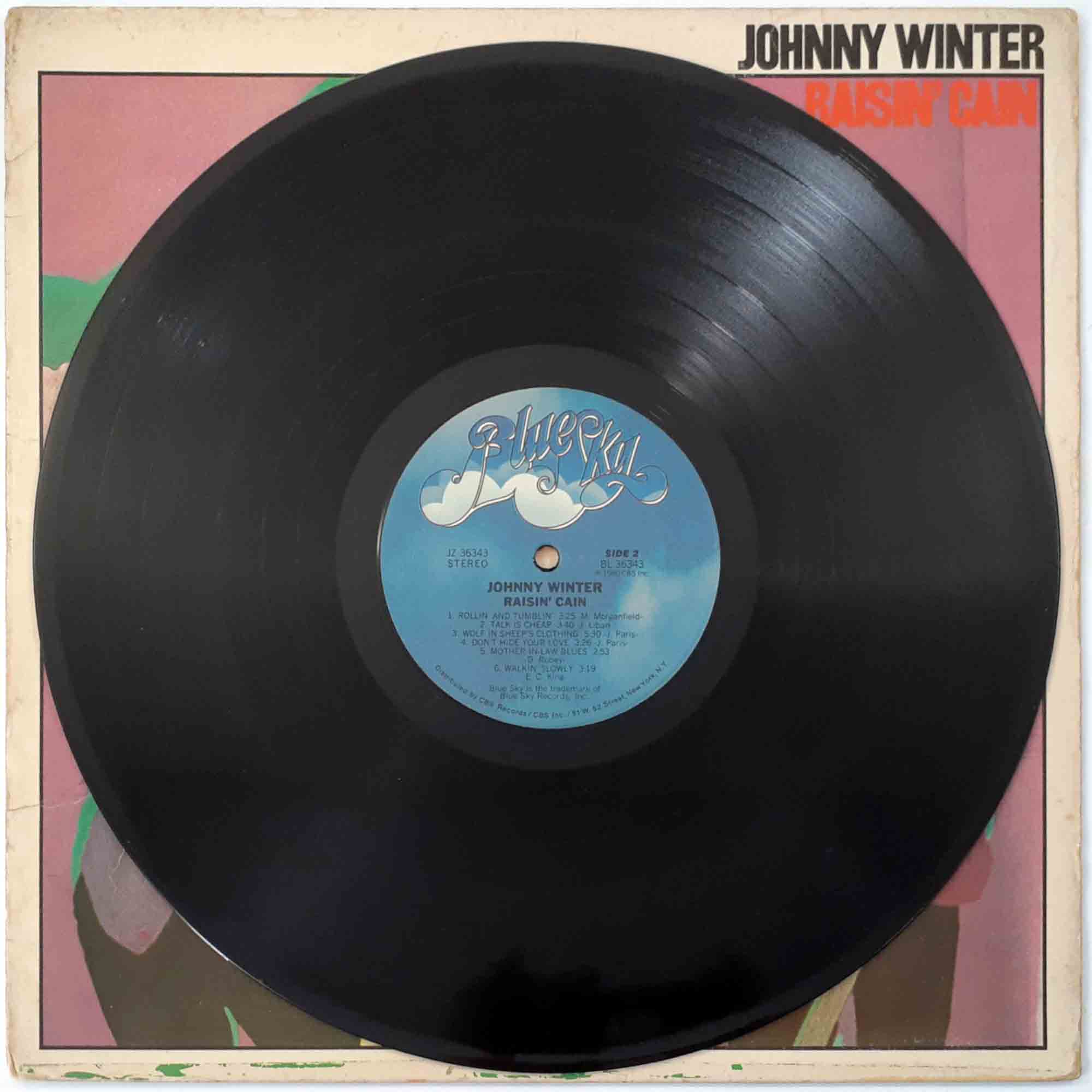 LP Johnny Winter - Raisin' Cain Vinil Importado Encarte - Hm - Sua loja ...