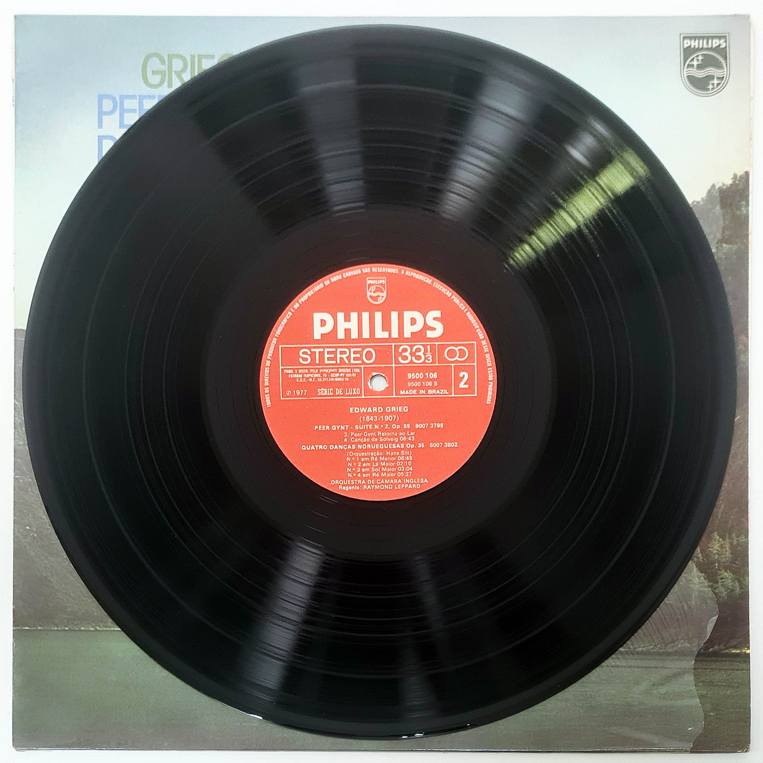 LP Grieg Raymond Leppard Peer Gynt Suites 1 & 2 Vinil - Hm - Sua loja ...
