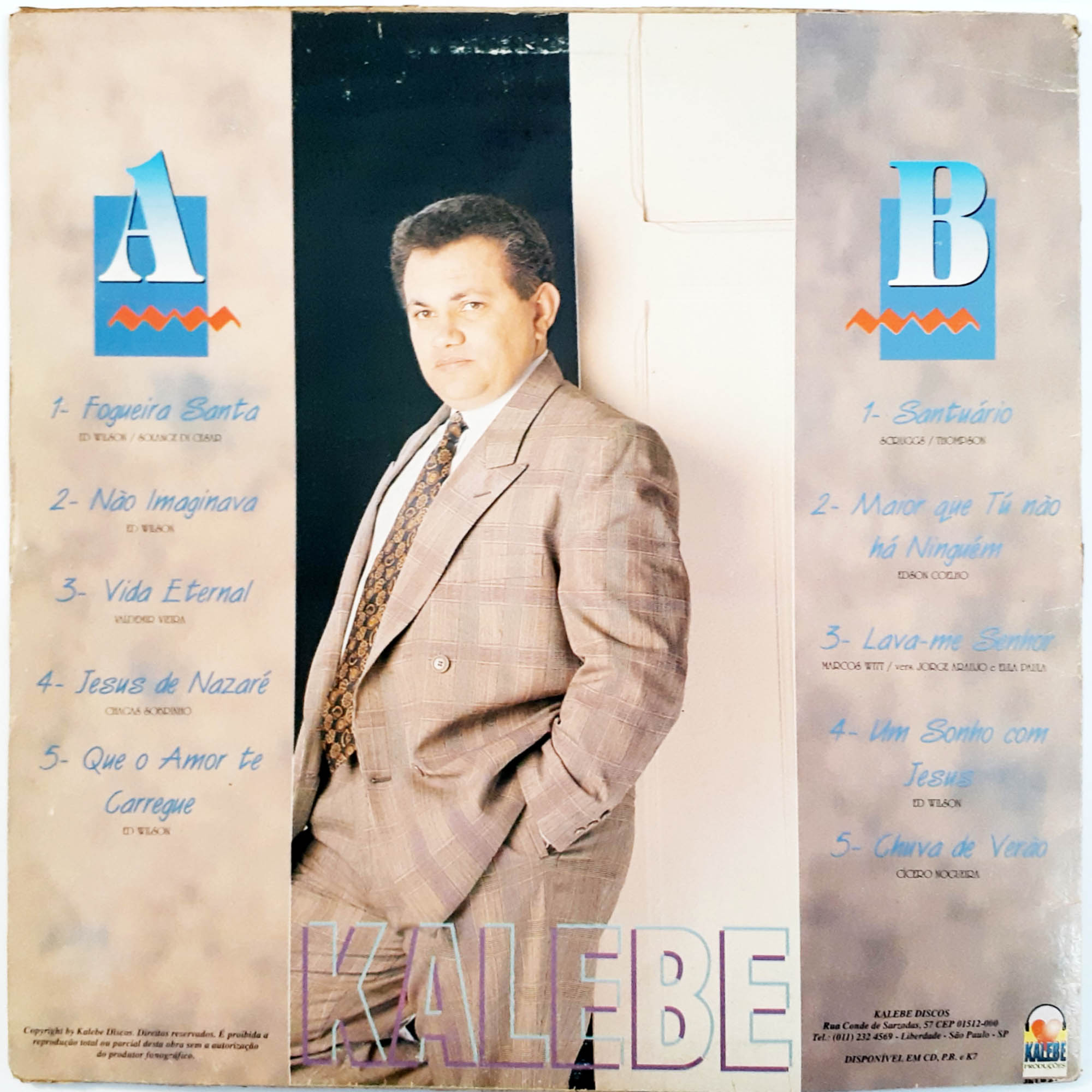 LP Kalebe - Santuário - Disco de Vinil 1994 Encarte - Hm - Sua loja de ...
