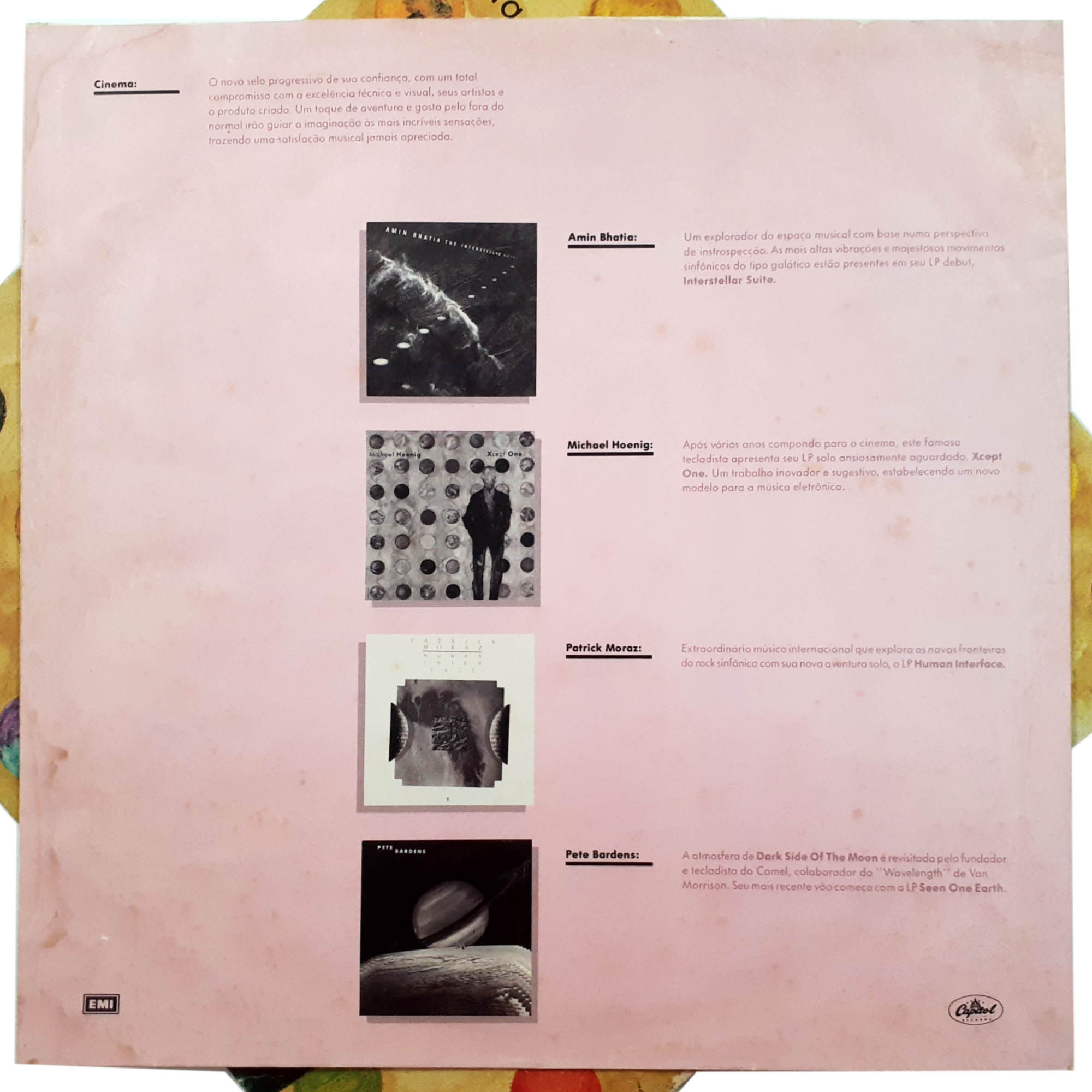 LP Michael Hoenig Xcept One Disco de Vinil 1988 Encarte - Hm - Sua loja ...