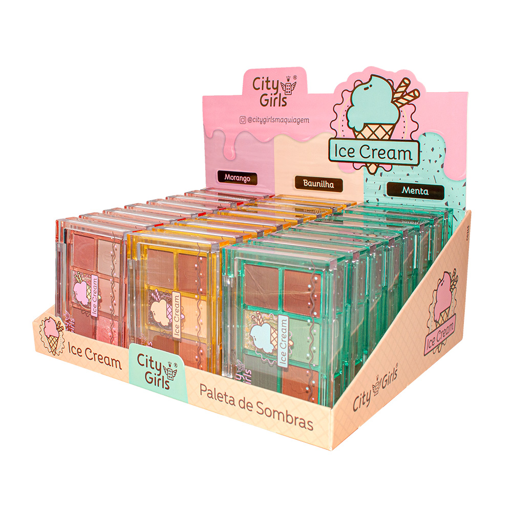 Box Paleta de Sombra Ice Cream - Loja City Girls