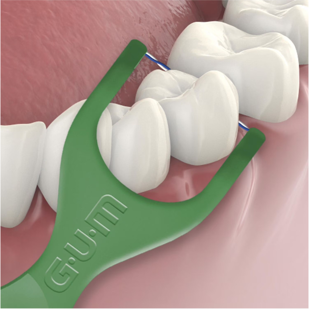 Fio Dental Flosser Dual Technique - Gum - Produtos Médicos Odontológicos