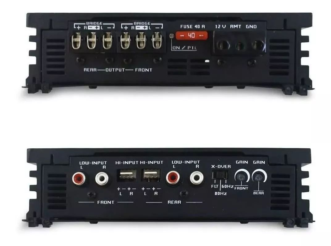 MODULO FALCON DF 800.4 DHX 800 RMS 4 CH FIO - Oficina Som Car Audio