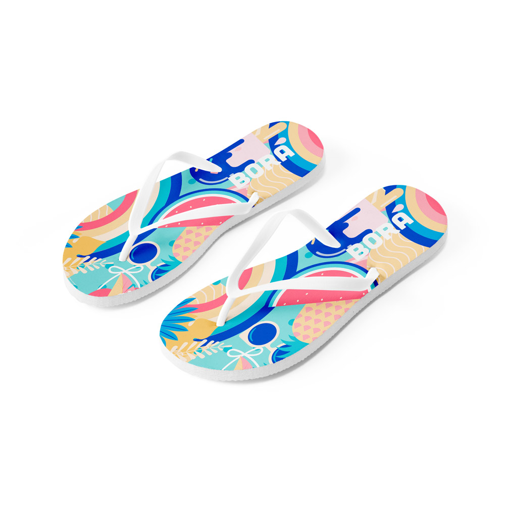 Chinelos personalizáveis em EVA e PVC Flop - Brinde - 1+99 Brindes