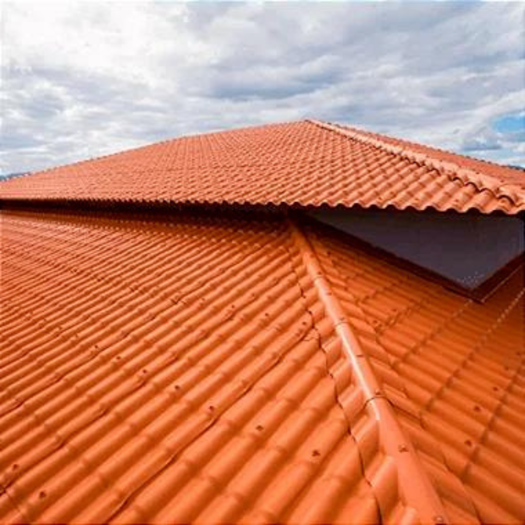 Telha PVC Plan Cerâmica 242x0,88 Fortlev - Kem Constroi - Compre Telhas ...