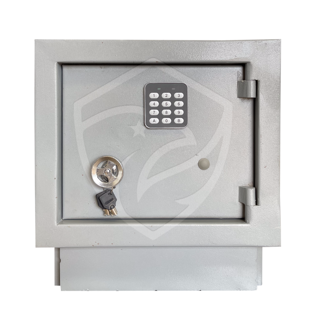 Cofre parede para embutir com segredo eletrônico - Estrela de Aço