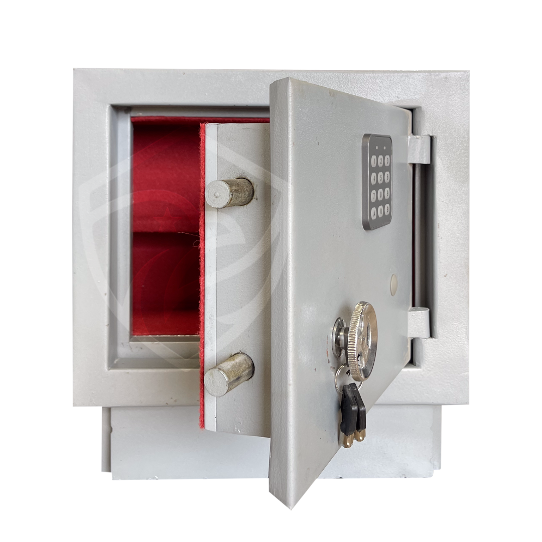 Cofre parede para embutir com segredo eletrônico - Estrela de Aço
