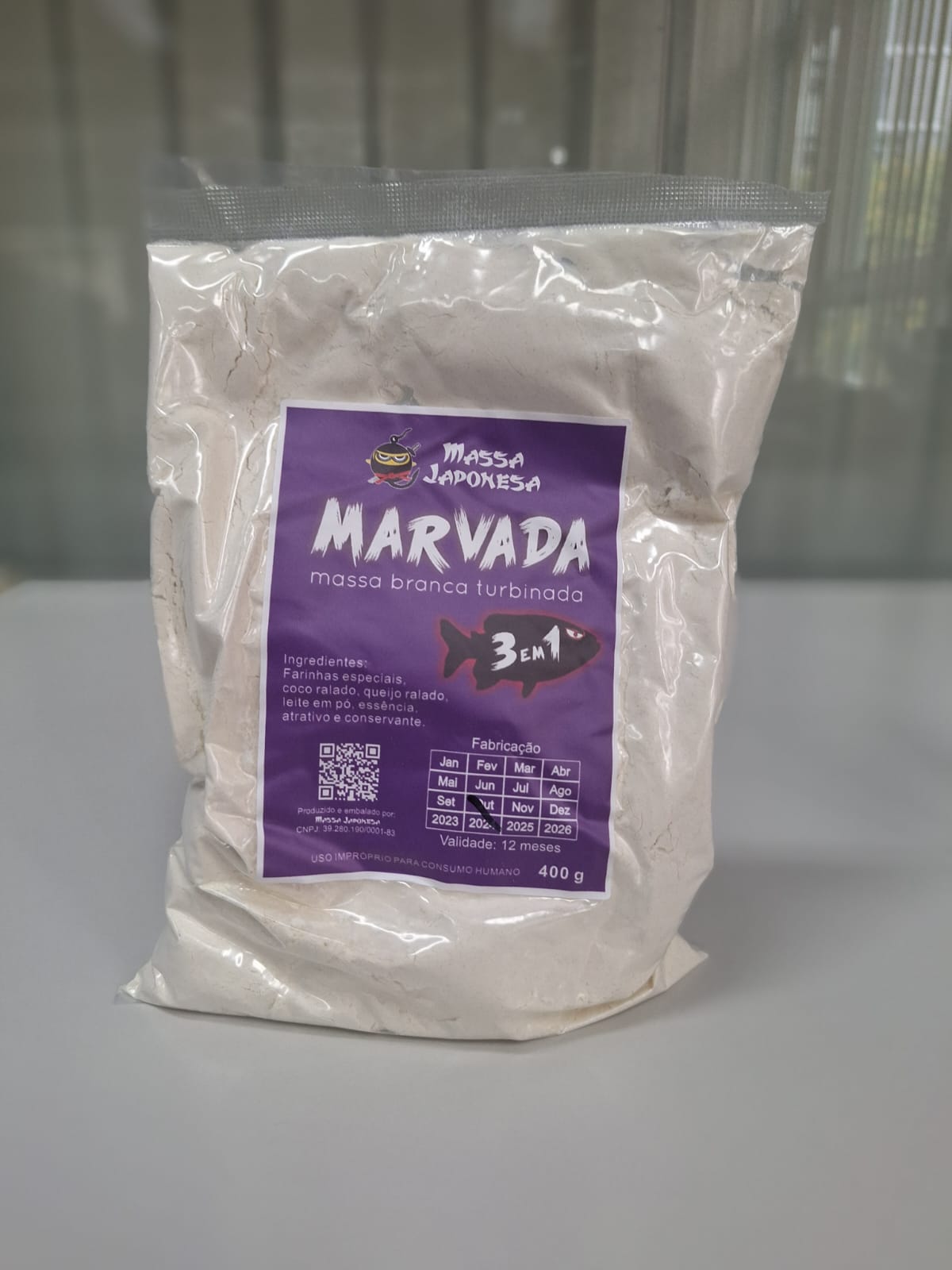 Massa MARVADA 3 em 1 - massa Japonesa - 400gr. - A Camp Pesca