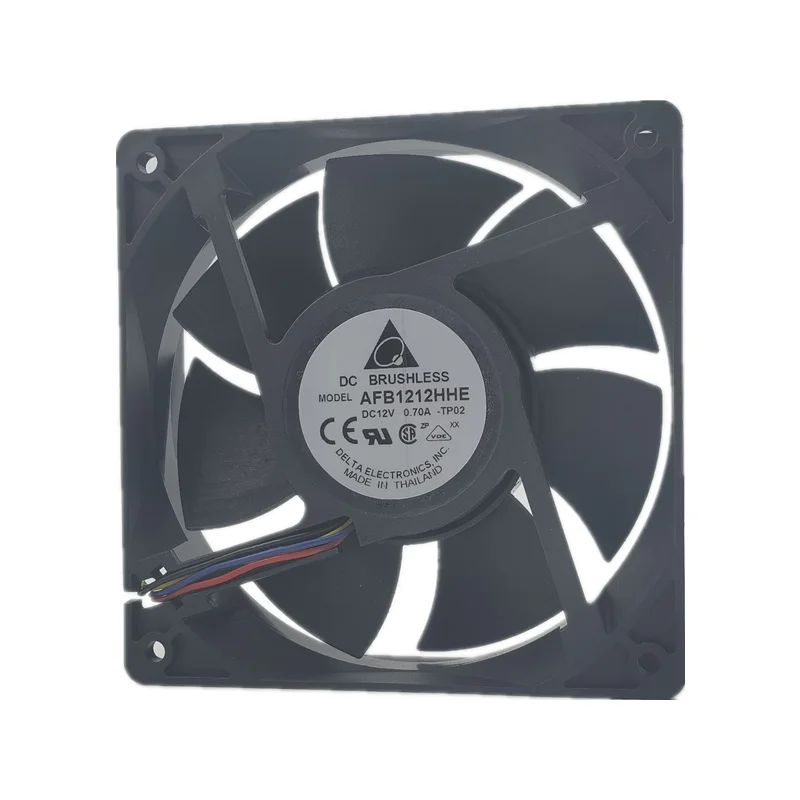 Novo delta afb1212hhe 12v 0.70a 12038 12cm controle de temperatura e velocidade - IGBT SOLUTIONS