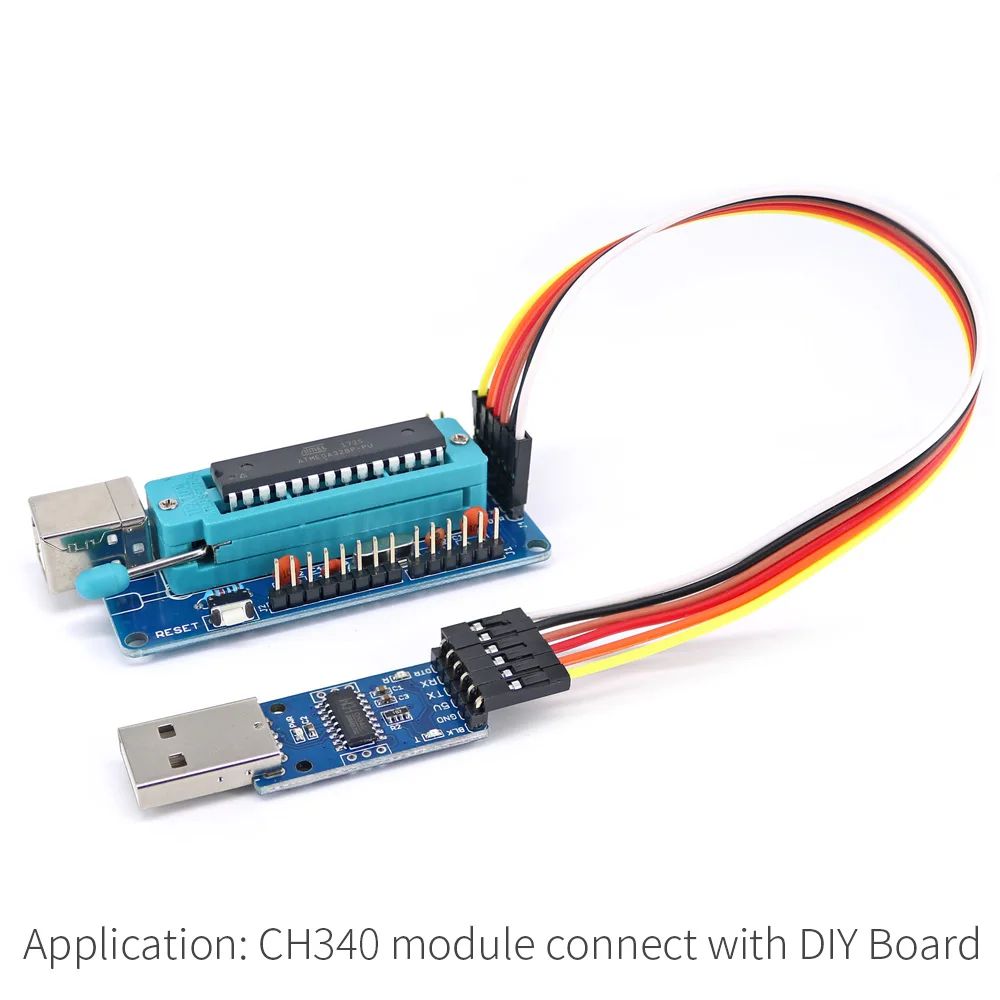 Placa de desenvolvimento OPEN-SMART, DIY ATmega328P, Módulo CH340, Cabo USB para TTL Programador ...
