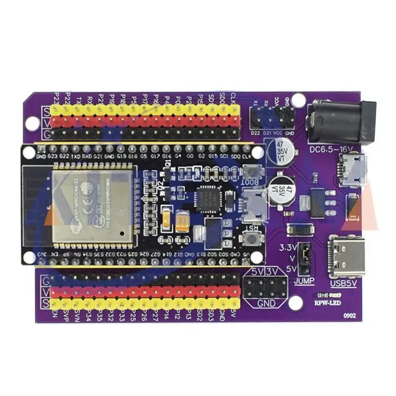 Placa de Desenvolvimento ESP32, Tipo C, Micro USB, CP2102, WiFi ... Placa de Desenvolvimento ESP32, Tipo C, Micro USB, CP2102, WiFi ...
