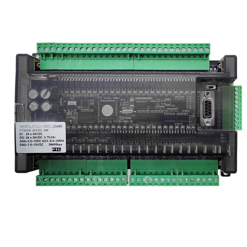 Controlador Lógico Programável PLC FX3U-48MR/MT – 24 Entradas, 24 Saídas, RS232/RS485, 38400bps ...