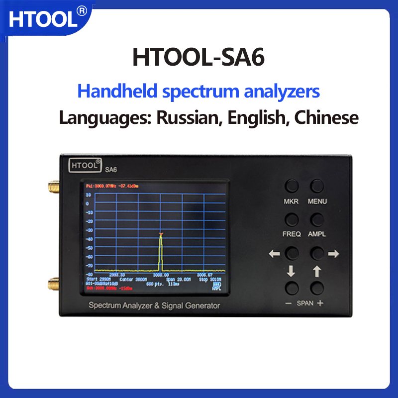 Fonte de Sinal RF HTOOL-SA6 – Analisador de Espectro Portátil, Gerador ...