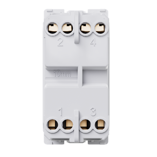 Modulo Interruptor Bipolar simples 16a 110-250v 1 modulo branco Origen n0101.2 bl - abb - HG ...