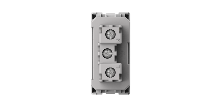 Modulo tomada 2p t 10a 110-250v 1 modulo branco origen n0136 bl - abb - HG DISTRIBUIDORA