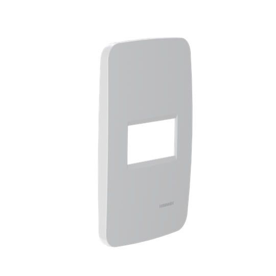 Placa 4x2 1 modulo branca Origen n0371.1 bl - abb - HG DISTRIBUIDORA