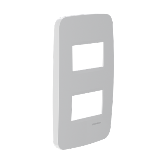 Placa 4x2 1 modulo + 1 modulo branca Origen n0371.21 bl - abb - HG DISTRIBUIDORA