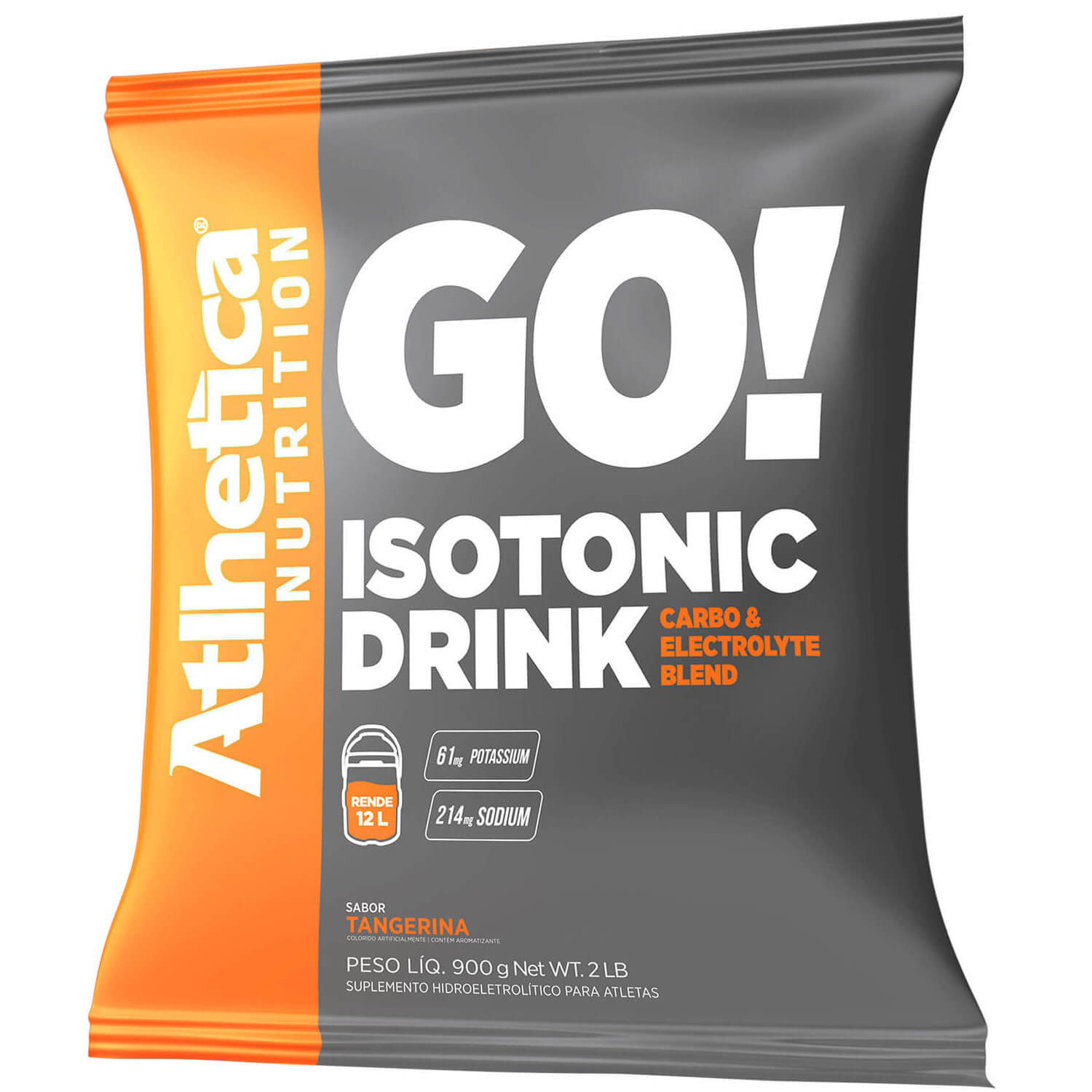Go Isotonic Drink - 900g Refil Atlhetica Nutrition - CHARK PRODUTOS ...