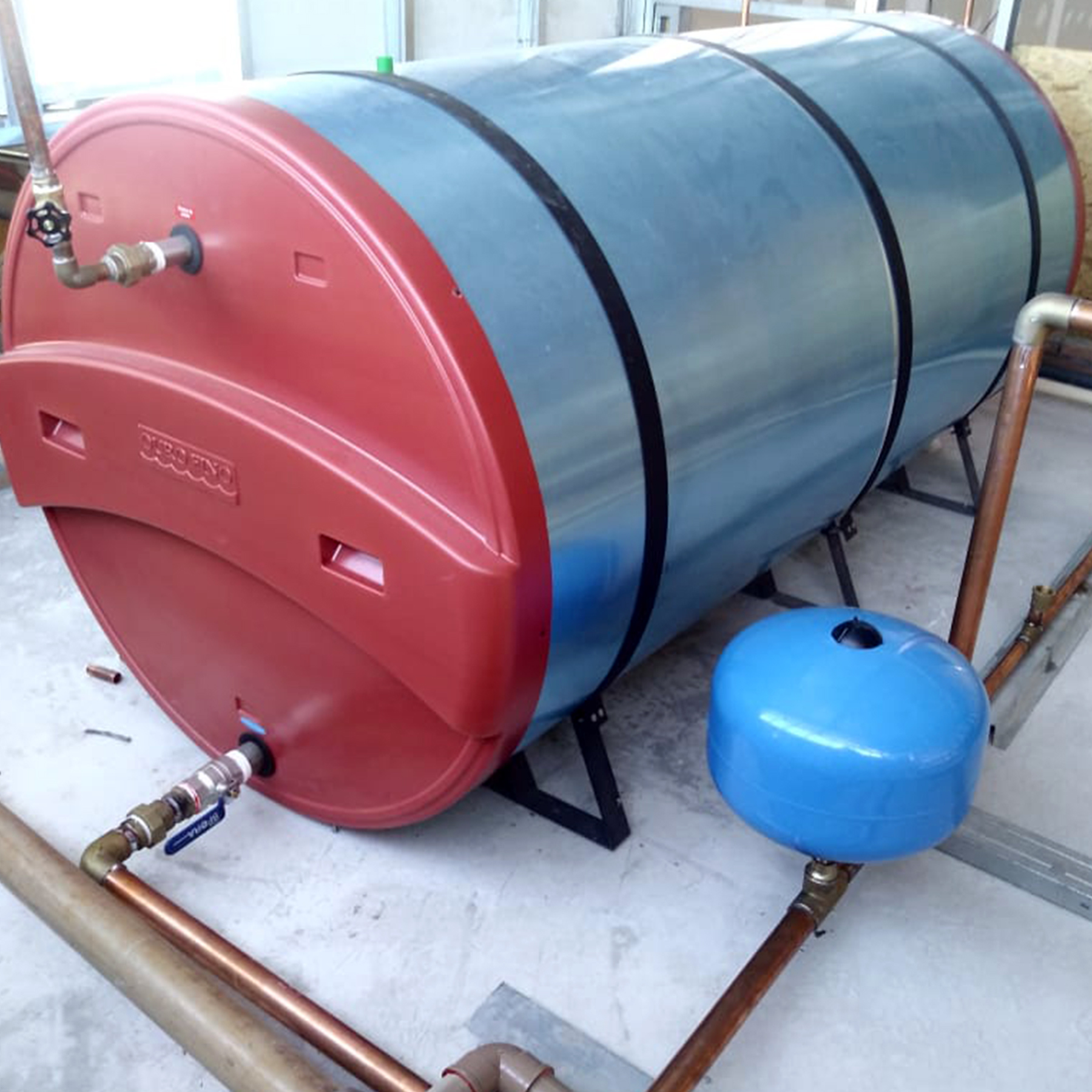 RESERVATORIO THERMICO TITAN HORIZONTAL 800L ALTA PRESSAO - Ouro Fino Shop