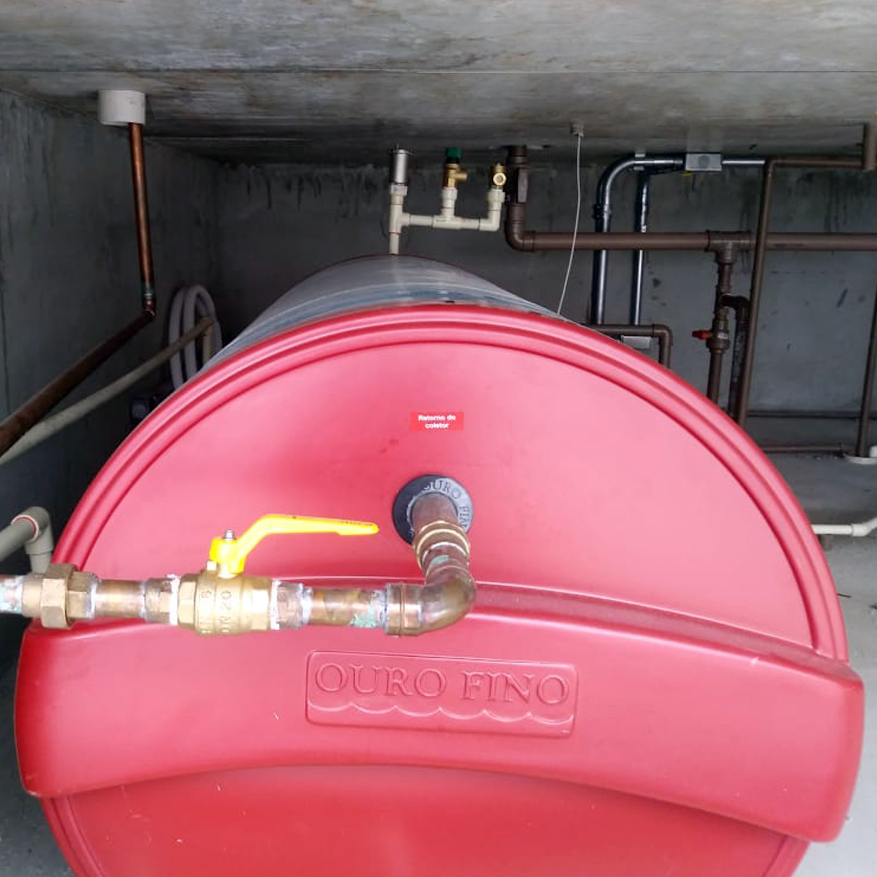 RESERVATORIO THERMICO TITAN HORIZONTAL 800L ALTA PRESSAO - Ouro Fino Shop