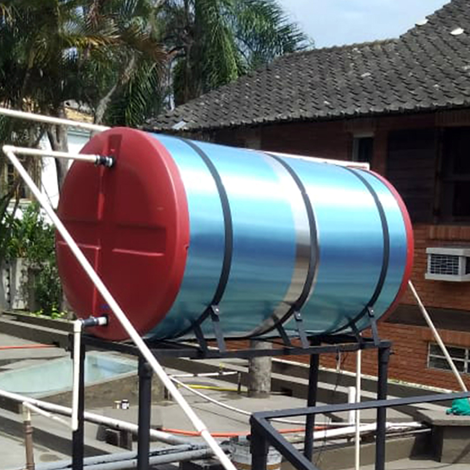 RESERVATORIO THERMICO TITAN HORIZONTAL 600L ALTA PRESSAO - Ouro Fino Shop