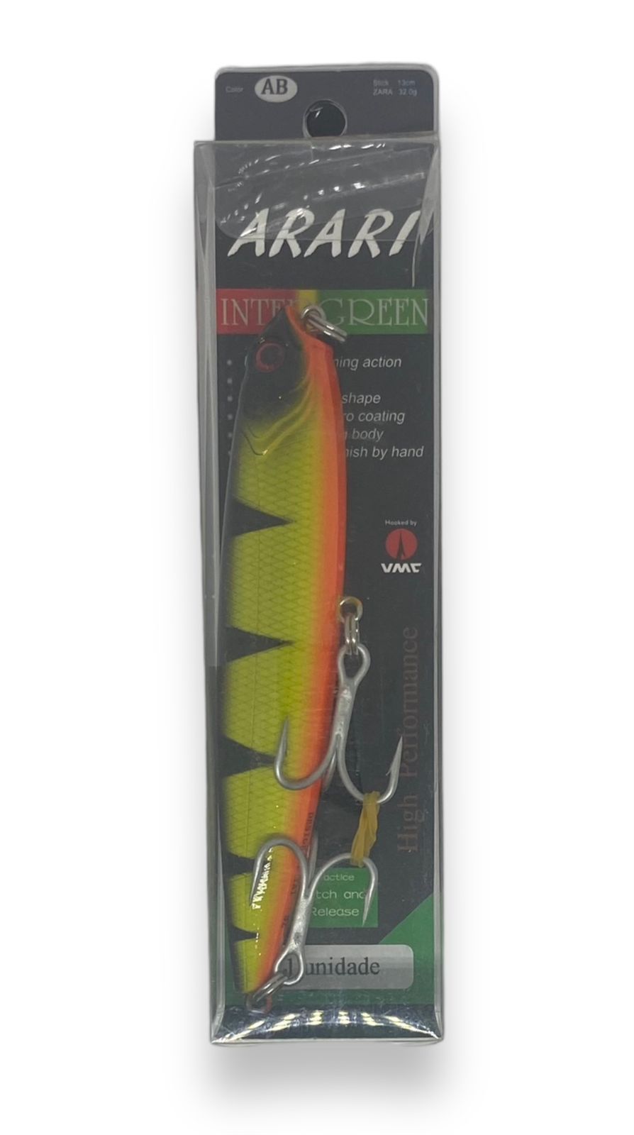 Isca artificial Intergreen Arari - 32g - Stick Zara Cor: AB - Loja Martinelli Pesca Náutica